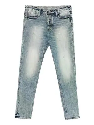 Emporio Armani Faded-effect Jeans - Mb001|blue Denim